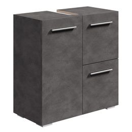 Badplaats WASCHBECKENUNTERSCHRANK Mars Dunkel Grau - 60 x 30 x 60 cm