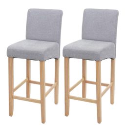 MCW BARHOCKER Grau 2er-Set