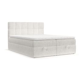 BOXBETT Savio 200/200 cm Creme im Neve Stoff
