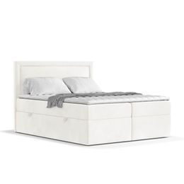 BOXBETT Jodan 120/200 cm Creme im Magic Velvet Stoff