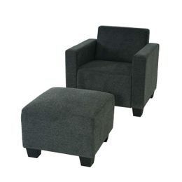 MCW SESSEL MIT OTTOMANE Anthrazit