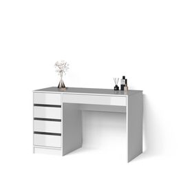 SCHMINKTISCH Imola Wei&szlig; Hochglanz 120 x 75 cm