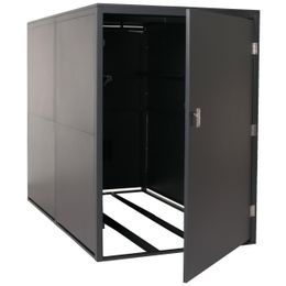 MCW 2ER-FAHRRADGARAGE L56C rechteckig Anthrazit