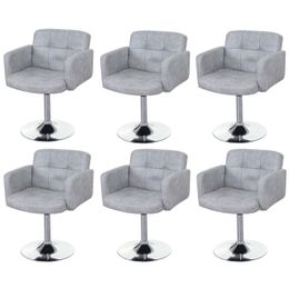 MCW ESSZIMMERSTUHL Grau 6er-Set