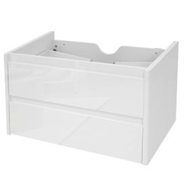 MCW WASCHBECKENUNTERSCHRANK Wei&szlig;