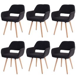 MCW ESSZIMMERSTUHL Anthrazit 6er-Set