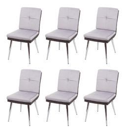 MCW ESSZIMMERSTUHL Grau 6er-Set