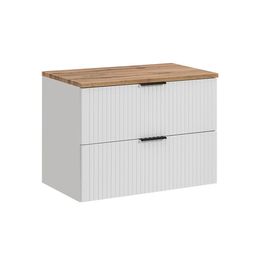 WASCHTISCHUNTERSCHRANK 80.6cm Adriel Wei&szlig;
