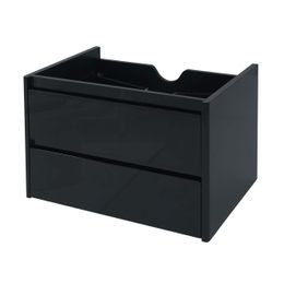 MCW WASCHBECKENUNTERSCHRANK Schwarz