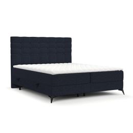 BOXBETT Niro 180/200 cm Marineblau im Riva Stoff