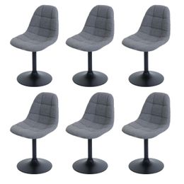MCW ESSZIMMERSTUHL Grau 6er-Set