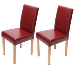 MCW ESSZIMMERSTUHL Rot 2er-Set