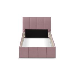 Halmon Schlafkomfort Betten POLSTERBETT Dalas Rose 100 x 200 x 40 cm Stauraum Ohne Matratze und Lattenrost