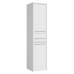 Badplaats BADEZIMMERSCHRANK Etna mit 2 T&uuml;ren Wei&szlig; - 30 x 35 x 130 cm