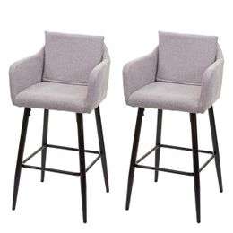 MCW BARHOCKER Grau 2er-Set