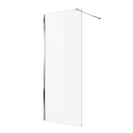 Badplaats DUSCHWAND Florida - 70 x 200 cm - Chrom - Walk-In Duschabtrennung aus Sicherheitsglas
