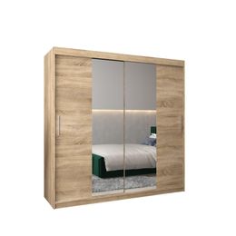 SCHIEBET&Uuml;RENSCHRANK mit Spiegel TOKYO 1 200/200/62 2-t&uuml;rig