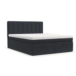 BOXBETT Lume 200/200 cm Anthrazit im Riva Stoff