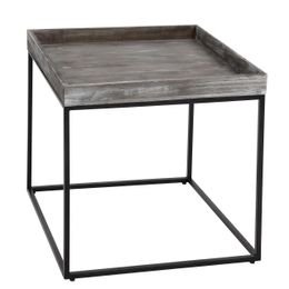 MCW BEISTELLTISCH quadratisch Grau