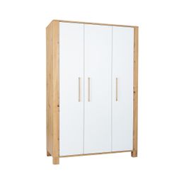 Arthur Berndt KLEIDERSCHRANK Marlon 130/195/51 cm Oak / Kreidewei&szlig;