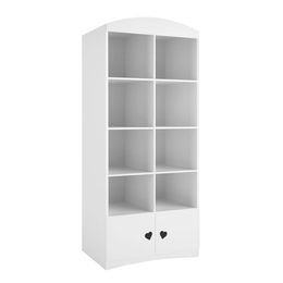 B&Uuml;CHERREGAL Wei&szlig;