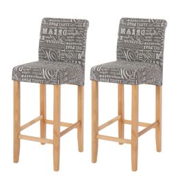 MCW BARHOCKER Grau 2er-Set