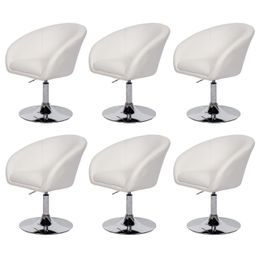 MCW ESSZIMMERSTUHL Wei&szlig; 6er-Set