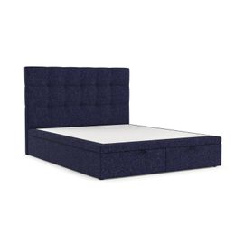 POLSTERBETT Guam mit Stauraum 200/200 cm Marineblau im Alta Stoff