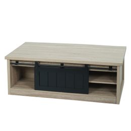 MCW COUCHTISCH Buche Dekor, Schwarz