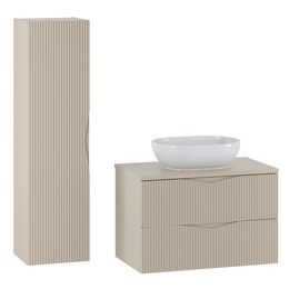BADM&Ouml;BEL 80.6cm Tao 2er-Set Kaschmir