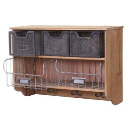 MCW WANDGARDEROBE K&Uuml;CHENREGAL Braun