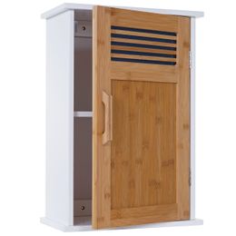 MCW H&Auml;NGESCHRANK Braun, Wei&szlig;