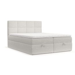BOXBETT Velto 160/200 cm Hellbeige im Riva Stoff