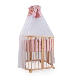 BABYBETT NATUR, 7in1 mit Matratze