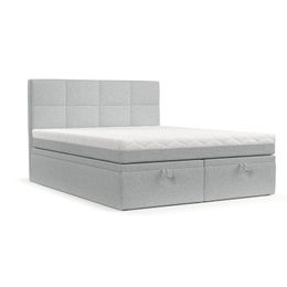 BOXBETT Tessa 140/200 cm Hellgrau im Riva Stoff