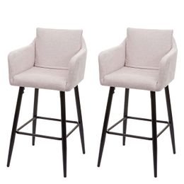 MCW BARHOCKER Cremewei&szlig; 2er-Set