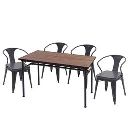 MCW ESSZIMMER-SET Schwarz, Grau