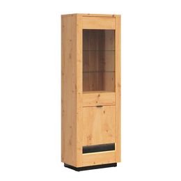 VITRINE Glenn Holz und Schwarz