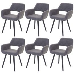 MCW ESSZIMMERSTUHL Grau 6er-Set