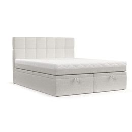 BOXBETT Elano 200/200 cm Hellbeige im Riva Stoff