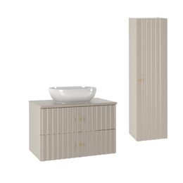 BADM&Ouml;BEL 80.6cm Izae 2er-Set Kaschmir