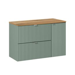 WASCHTISCHUNTERSCHRANK 90.4cm Jade Gr&uuml;n
