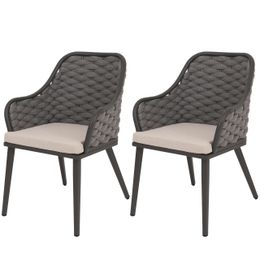MCW GARTENSTUHL Anthrazit, Beige