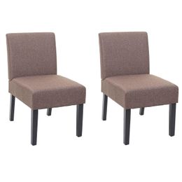 MCW ESSZIMMERSTUHL Braun 2er-Set