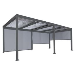 MCW ALU PERGOLA MIT SEITENWAND Anthrazit