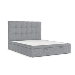 POLSTERBETT Guam mit Stauraum 120/200 cm Grau im Alta Stoff