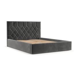 POLSTERBETT Brisa 160/200 cm Grau im Kronos Stoff