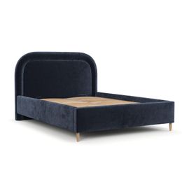 POLSTERBETT Zoya 160/200 cm Marineblau im Lotta Stoff