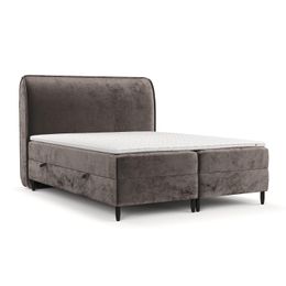BOXBETT Lunaro 200/200 cm Braun im Lotta Stoff