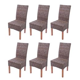MCW ESSZIMMERSTUHL Braun 6er-Set